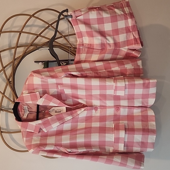 English Factory | Jackets & Coats | English Factory Gingham Checker ...